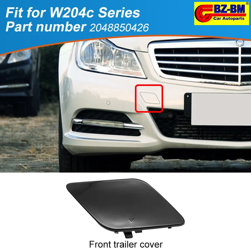 Front Rear Bumper Tow Eye Hook Cover For Mercedes benz W204 X204 C200 ...