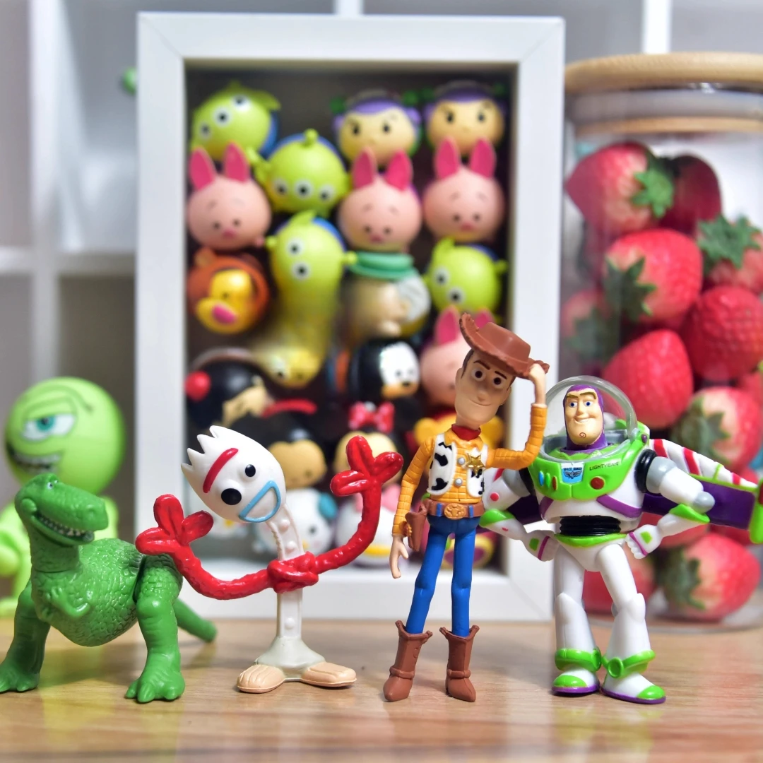Disney-Toy-Story-4-Woody-Buzz-Lighty-Forky-Rex-Action-Figures ...