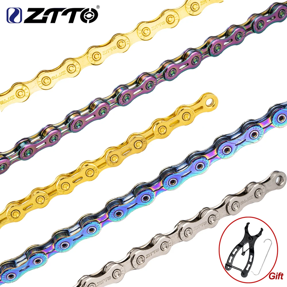 ZTTO MTB Road Bike Chain 1/ 8/ 9/10/11/12 Speed Chain 9s 10s 11s 12s ...