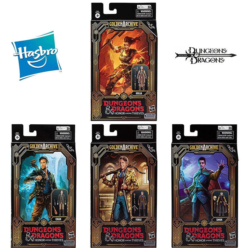 Hasbro Figura de Ação Dungeons & Dragons, Arquivo de Honra Dourado ...