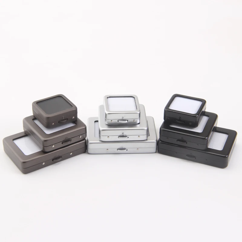High Quality metal jewelry gem stone box diamond diamond packaging box ...