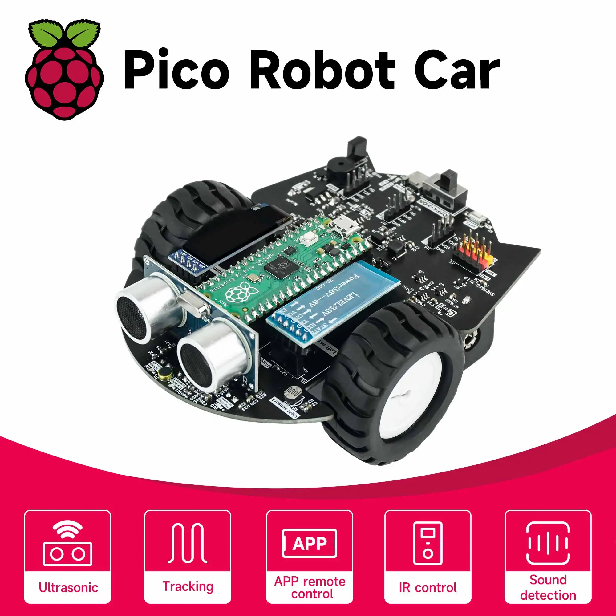 Kit-de-coche-Robot-Raspberry-Pi-Pico-soporte-programable-para-coche-programaci-n-de-MicroPython ...