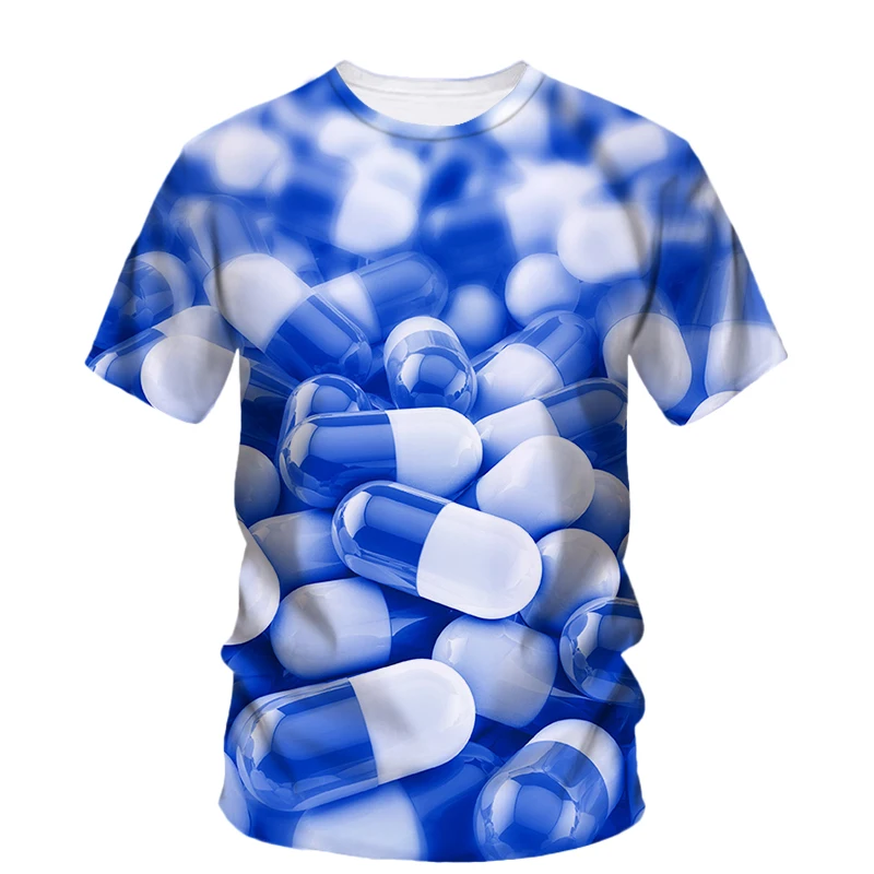 Fashion-New-Originality-Pill-graphic-t-shirts-For-Men-Casual-Bohemian ...