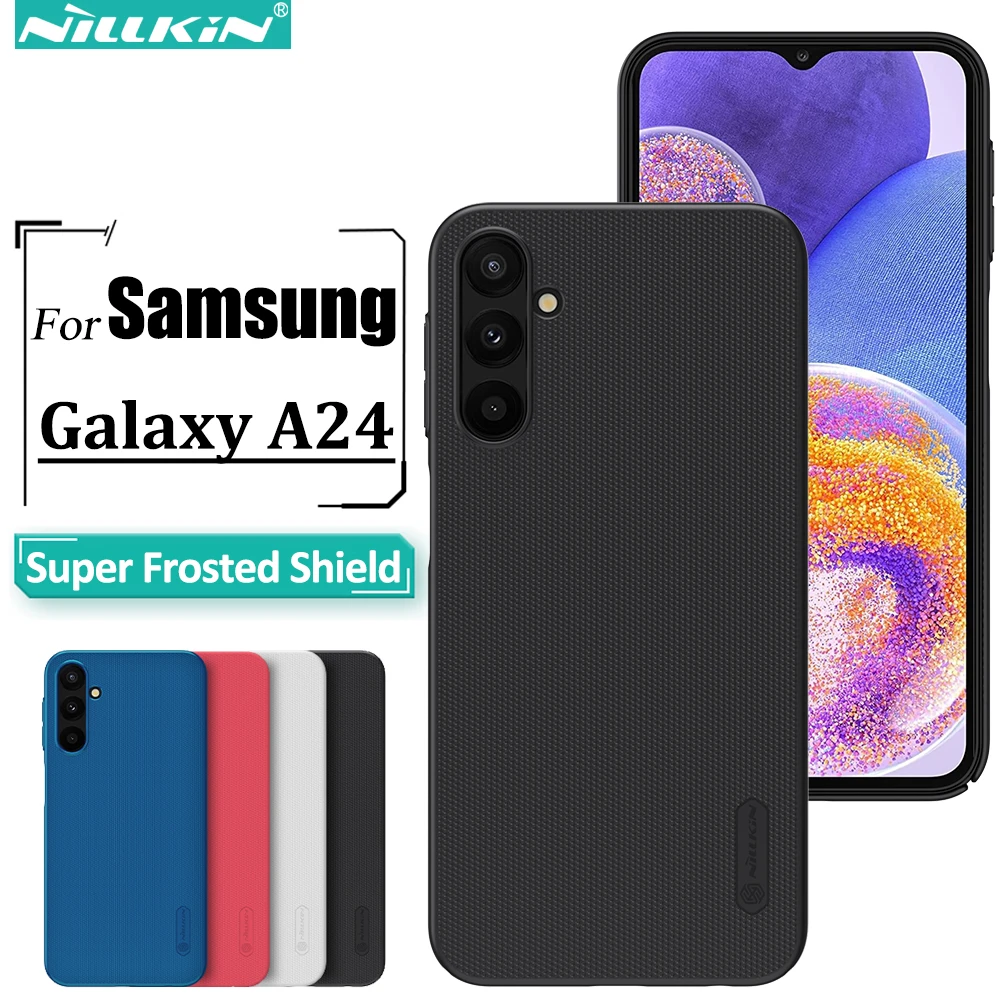 Nillkin for Samsung Galaxy A24 Case Frosted Shield, Luxury PC Hard ...
