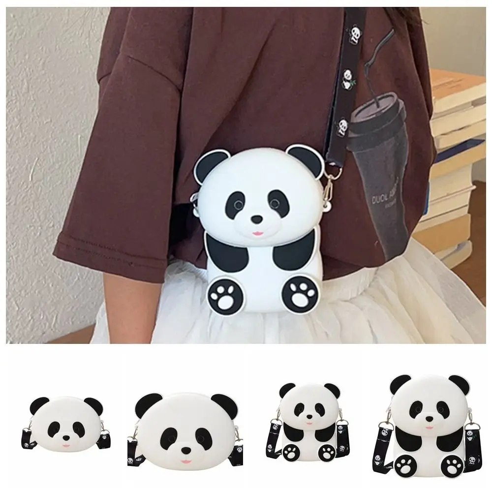 Cute-Cartoon-Panda-Crossbody-Bag-Animal-Multifunctional-Panda-Silicone ...