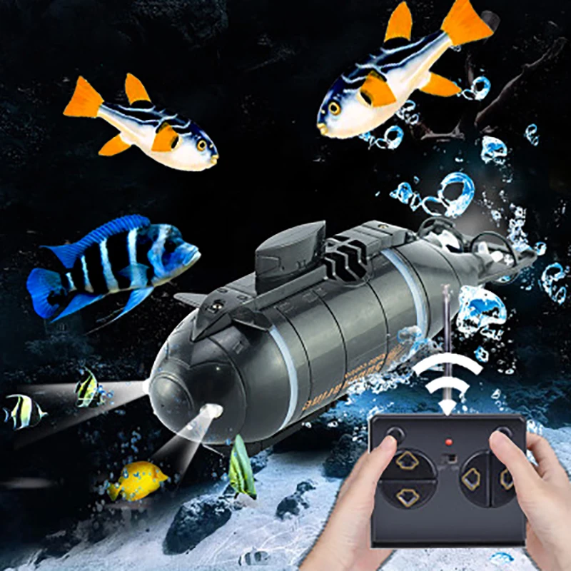 Remote-Control-Submarine-Fish-Tank-Aquarium-Toys-for-Kids-Children-Rc ...