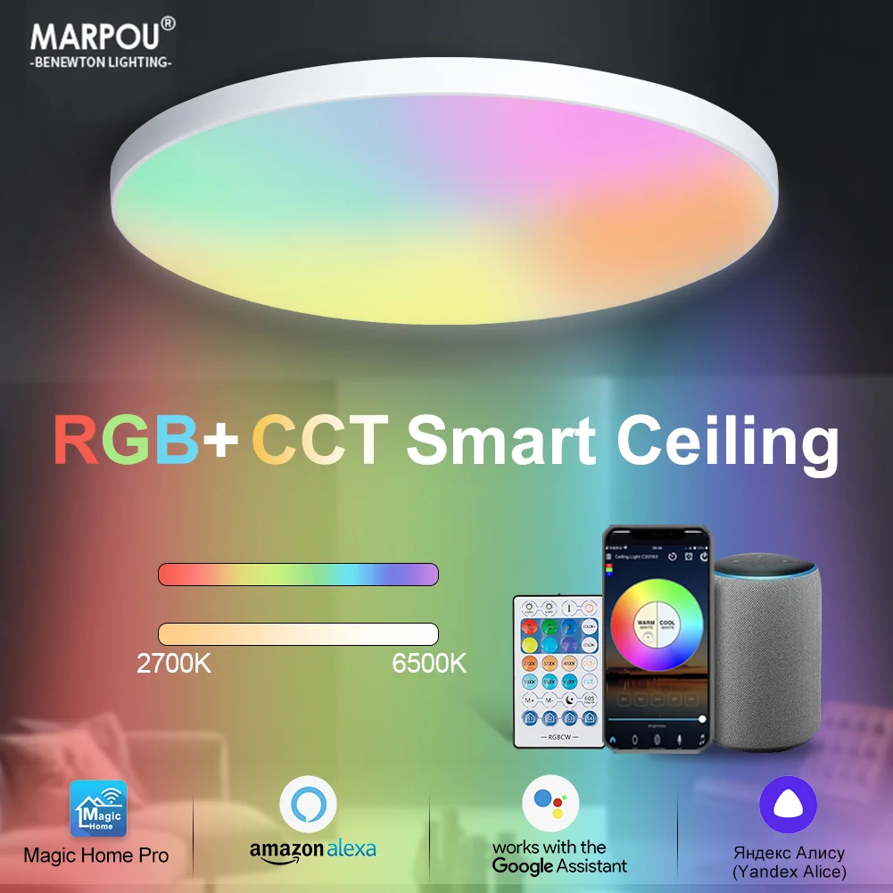 MARPOU-Smart-RGB-Ceiling-Lamp-Thin-LED-Light-24W-30W-48W-APP-Voice ...