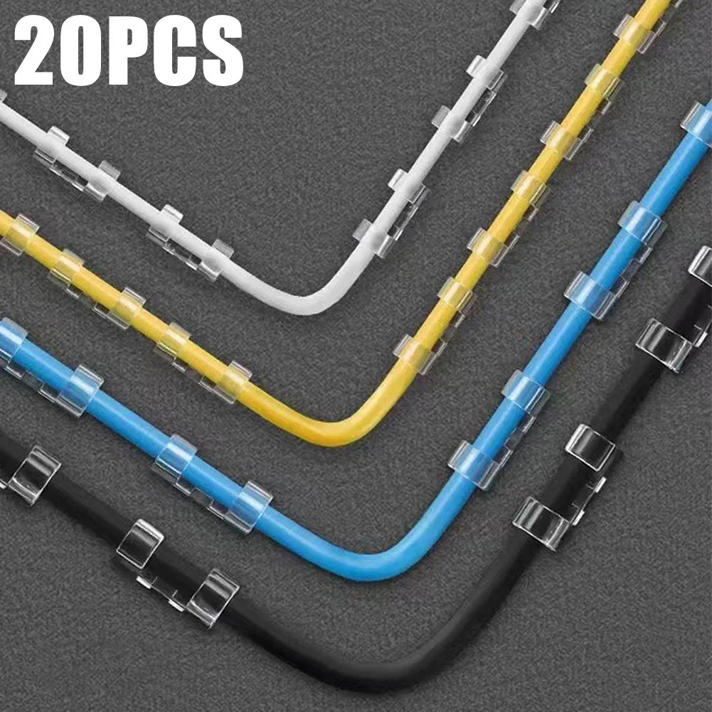 20/5PCS USB Cable Organizer Clips Wire Winder Holder Earphone Mouse ...