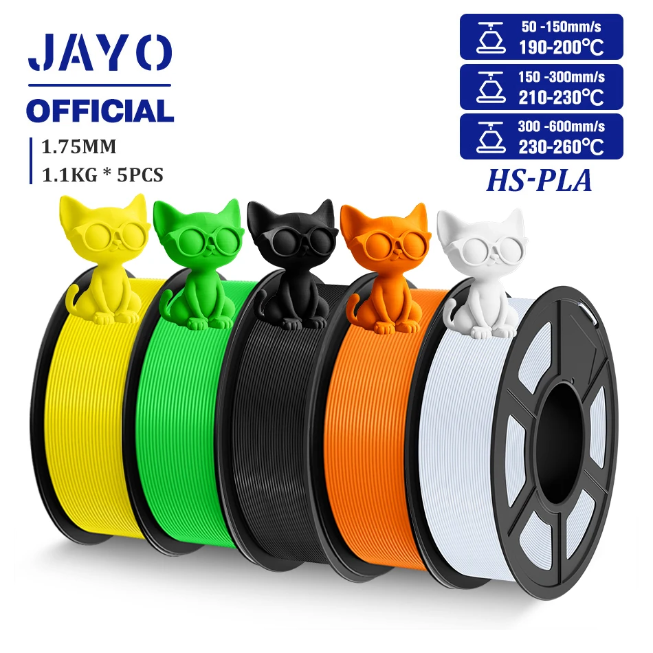 JAYO High Speed PLA Filament 1.75mm PLA Filament For FDM 3D Printer ...