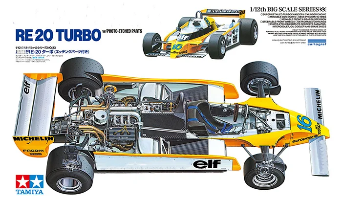 TAMIYA-1-12-F1-RE-20-TURBO-With-Etched-Film-12033-Limited-Edition ...