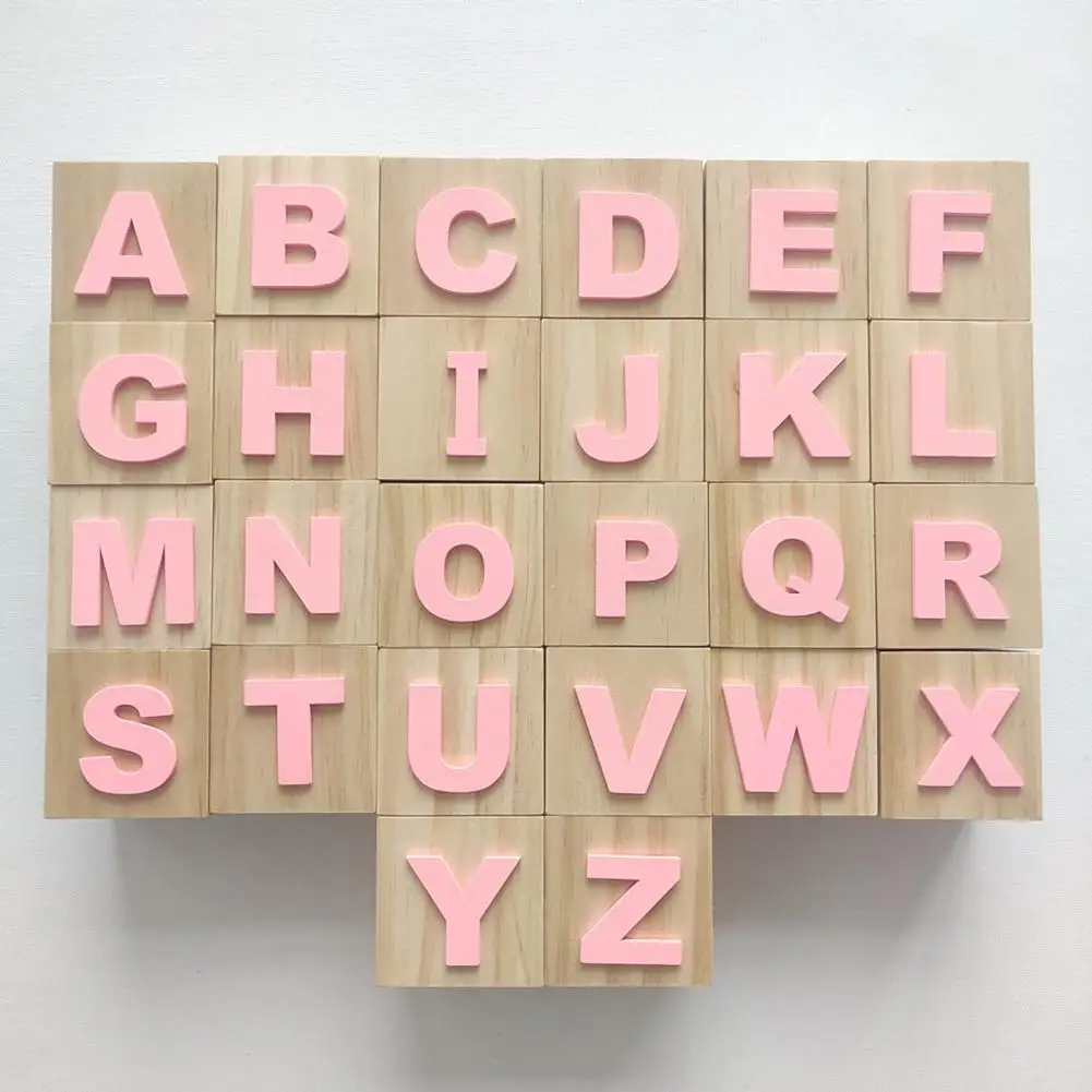 Wood-Letters-Numbers-Block-Decoration-DIY-Alphabet-Craft-For-Wedding ...