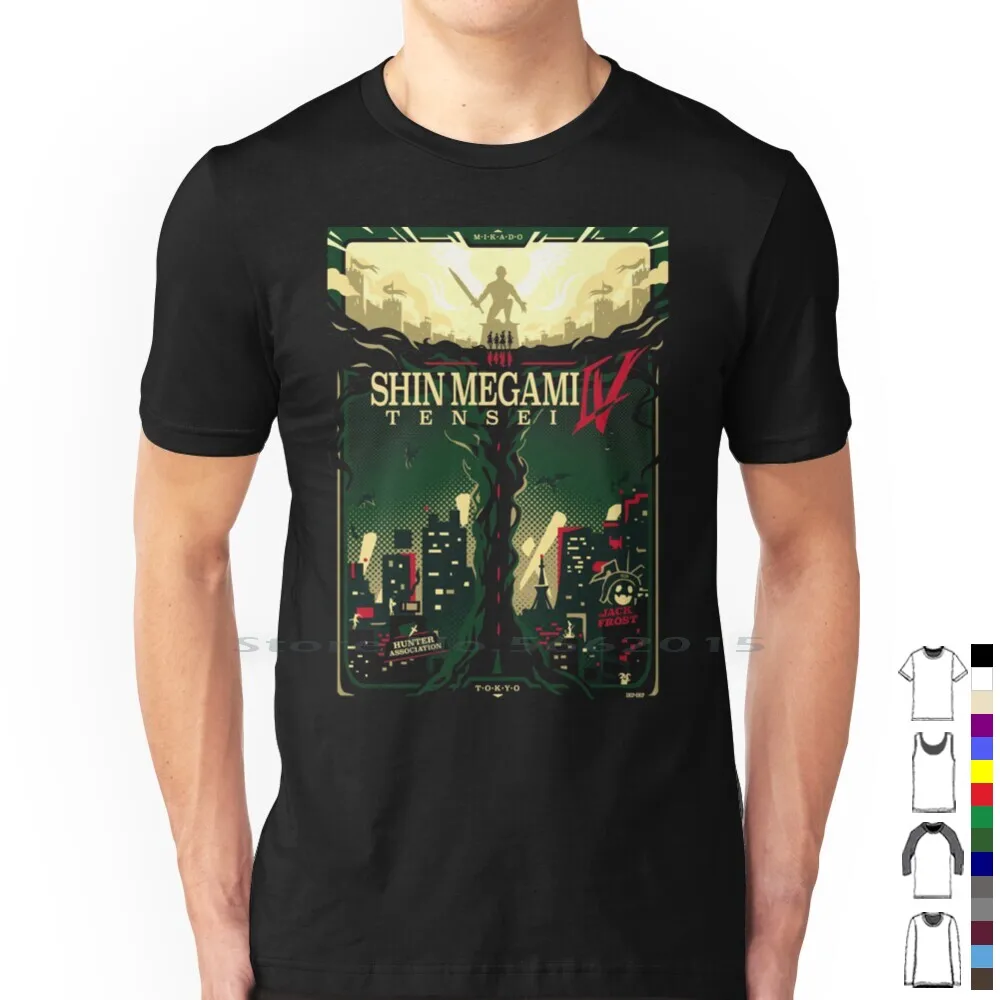 Shin-Megami-Tensei-Iv-T-Shirt-100-cotone-Persona5royal-Persona2-Smt4 ...