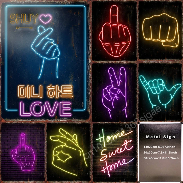 Neon Light Posters