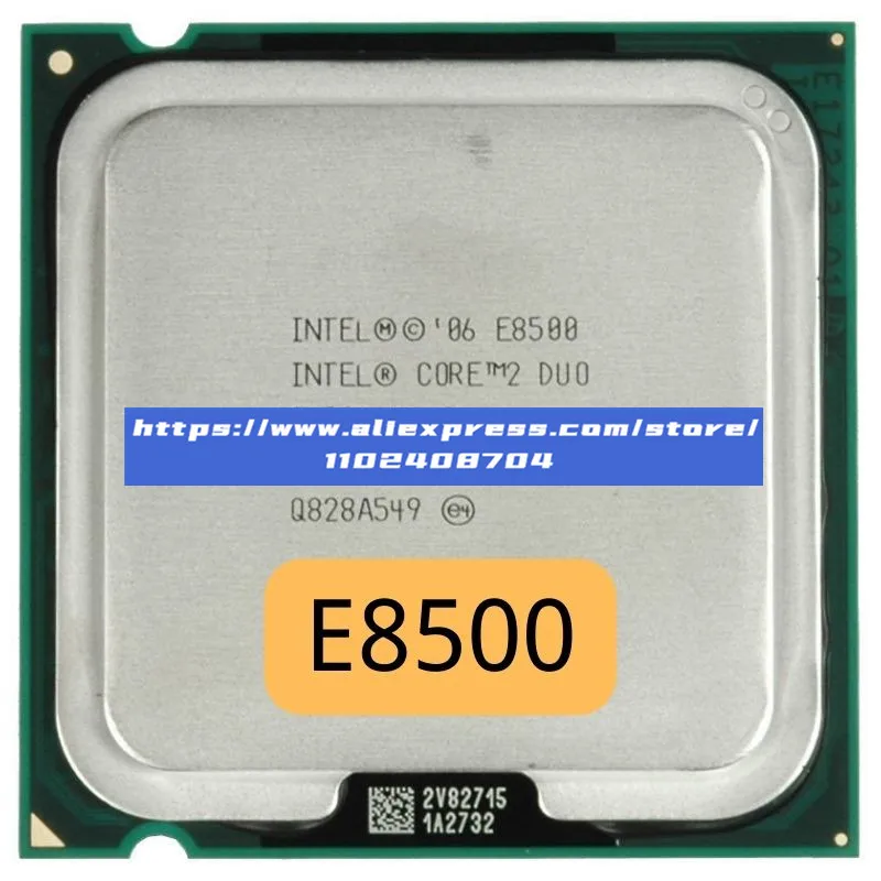Processador Intel Core 2 Duo, E8500, SLB9K, SLApps 3.16GHz, 6MB ...