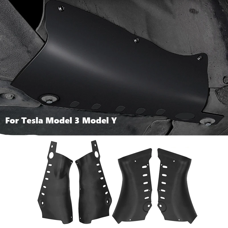 For-Tesla-Model-3-Highland-Y-Carbon-Steel-Protection-Plate-Shield-Cover ...