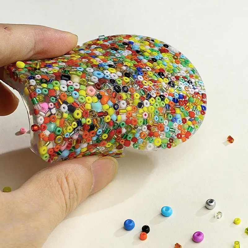 Silicone Squeeze beads decompression toy picky pad Pick Pads Anxiety ...