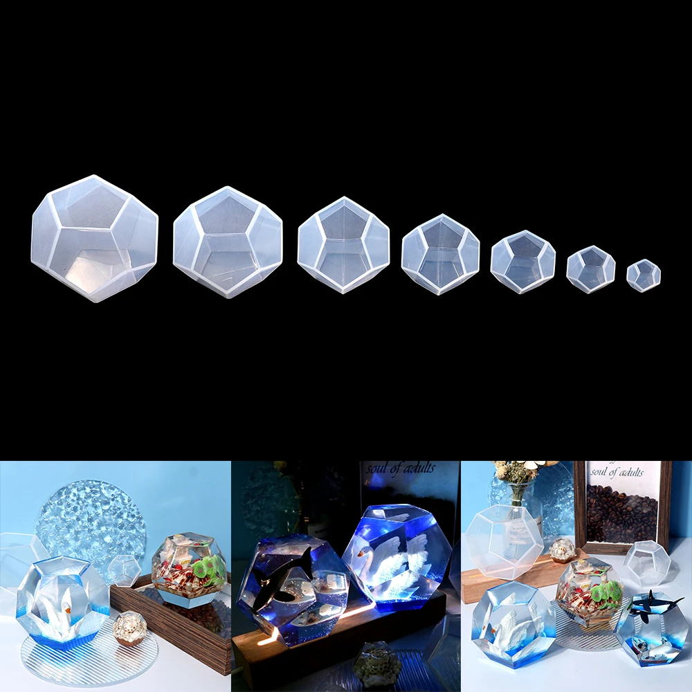 Dodecahedron Faceted Sphere Silicone Mold 3d Micro Landscape Epoxy ...