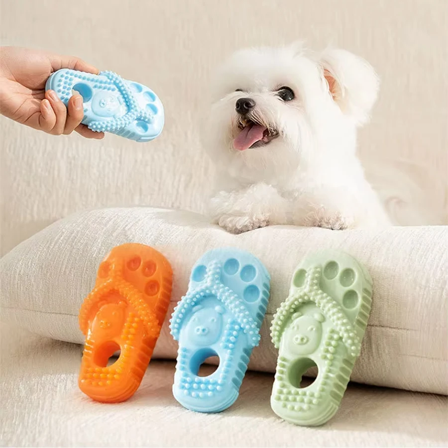 Pet slipper toy Bite resistant decompression Creative fun mini slipper ...