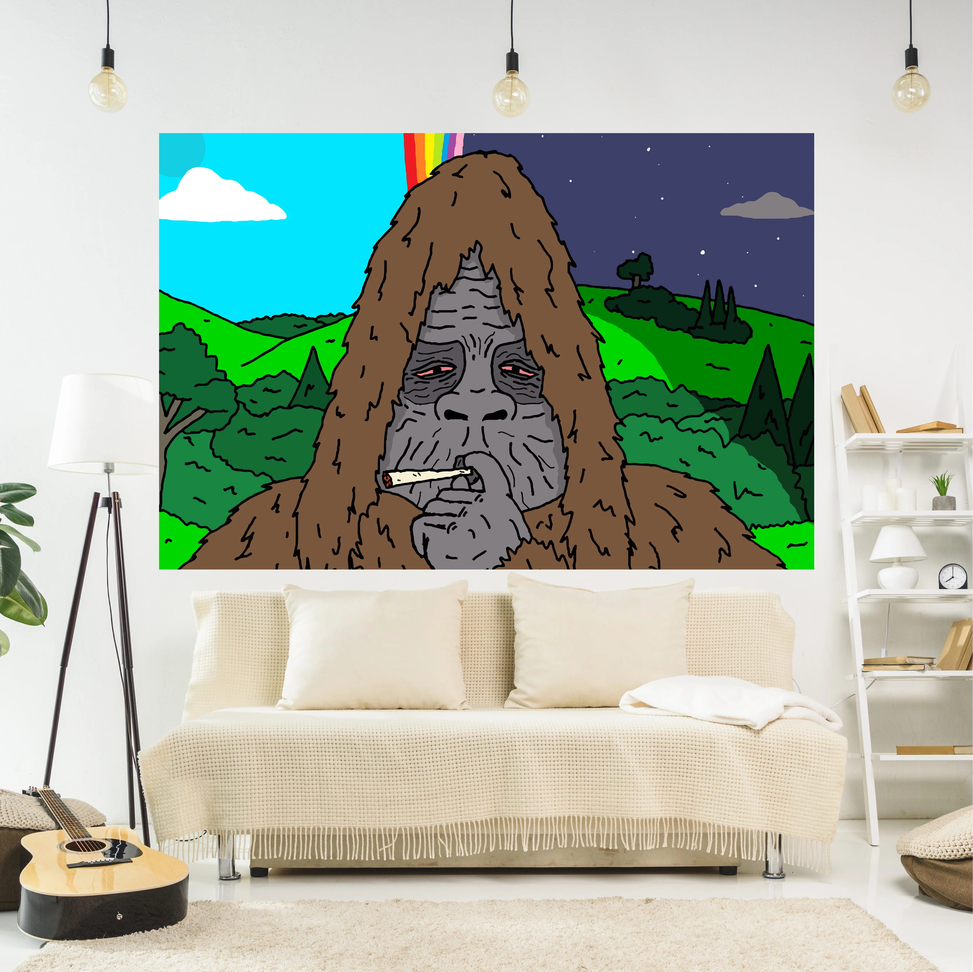 Tapiz-de-espect-culo-divertido-Sassy-Smoking-Meme-impreso-alfombras ...