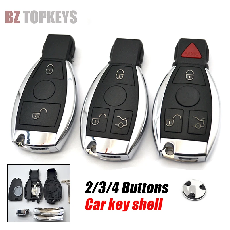 Smart-key-replace-Shell-Cover-3-4buttons-for-Mercedes-Benz-A-B-E-C-S ...