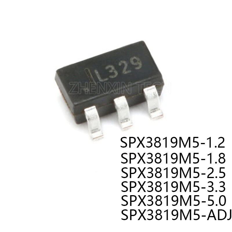 10PCS SPX3819M5-1.2 SPX3819M5-1.8 SPX3819M5-2.5 SPX3819M5-3.0 SPX3819M5 ...