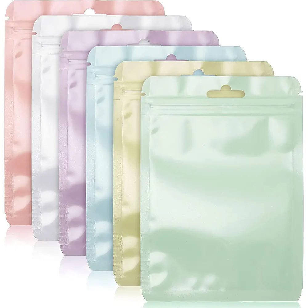Sacs en plastique réutilisables à fermeture éclair, 50 pièces/lot, sac ...