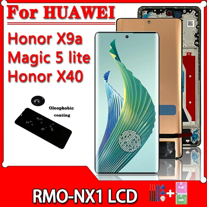 New-For-Huawei-Honor-X9a-RMO-NX1-LCD-Honor-X40-Display-Screen-Touch ...