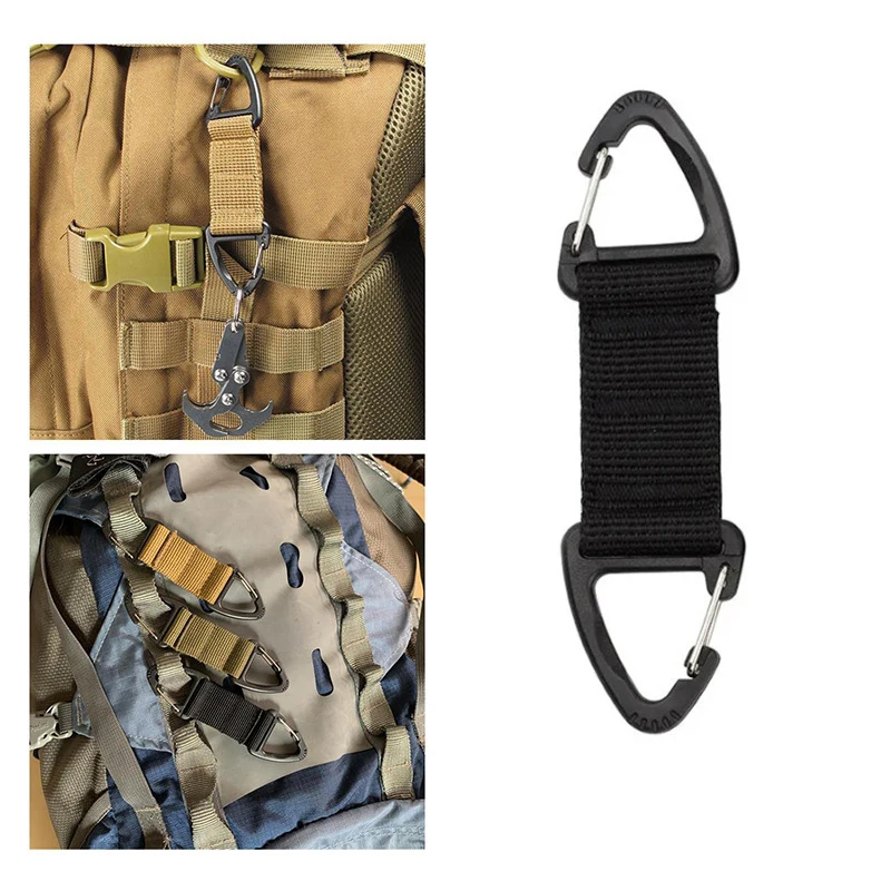 Outdoor-Camping-Carabiner-Hook-Hiking-Molle-Webbing-Buckle-Belt-Clip ...