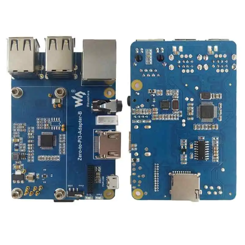 Raspberry-Pi-Zero-2W-to-3B-Adapter-with-USB-Audio-Sound-Card-Speaker ...