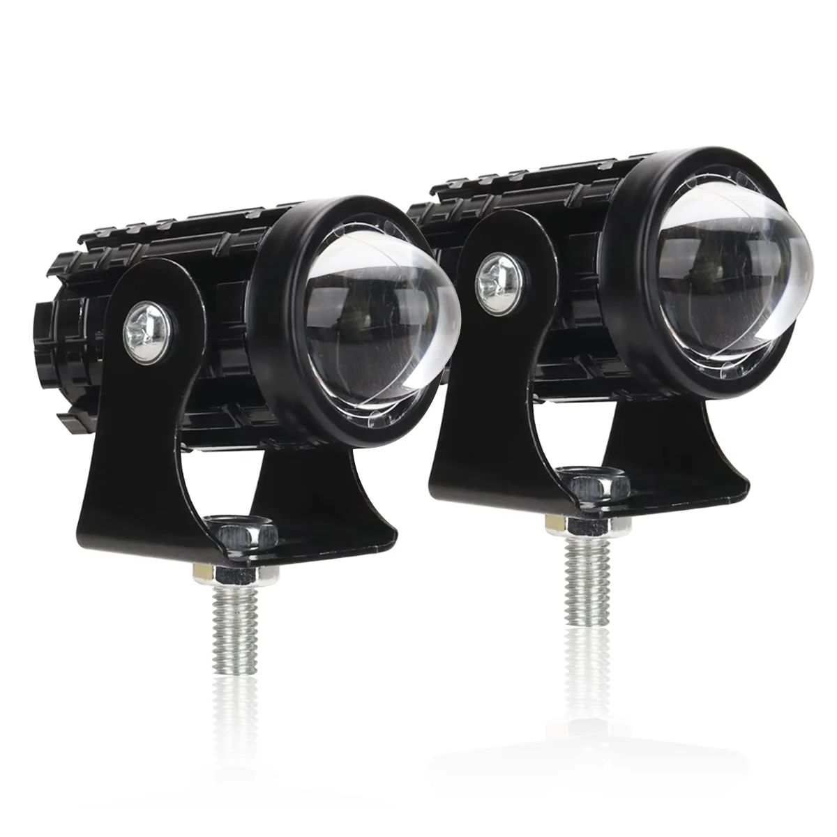 2pcs Mini Driving Fog Lamp Lights Offroad Work Light with Yellow and ...