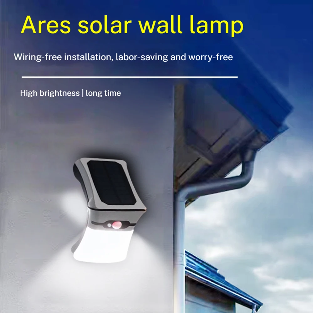 Solar-Wall-Lamp-Outdoor-Waterproof-Solar-Lights-Up-And-Down-Convex-lens ...