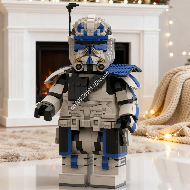 2664pcs MOC Captain Rex Phase 2 Megafigure Fits Model Christmas Gifts ...