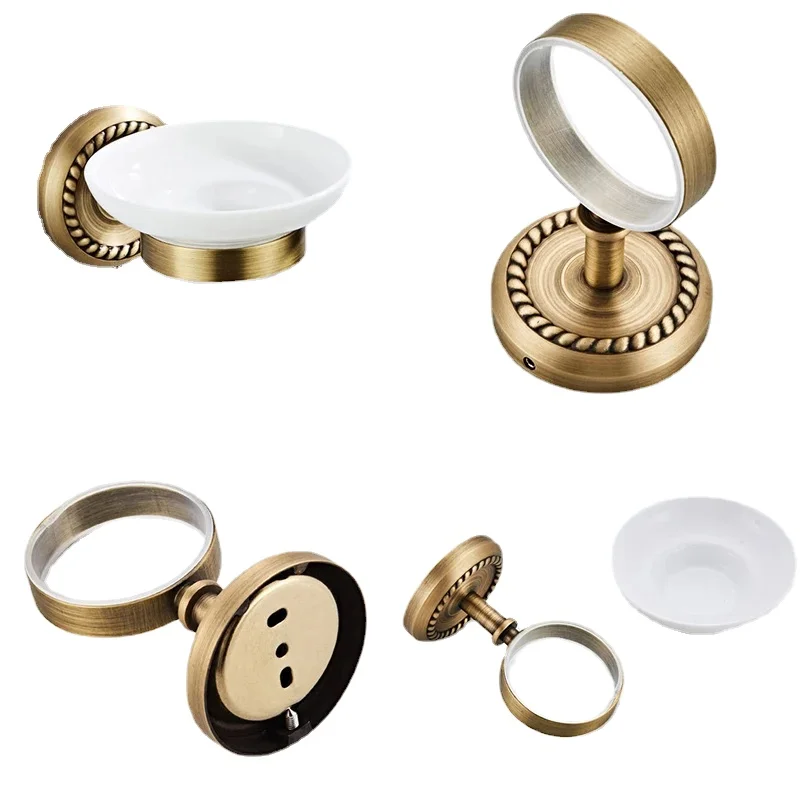 Antique-Bronze-Bath-hardware-Set-Bathroom-Accessories-Shelf-Soap-Dish ...