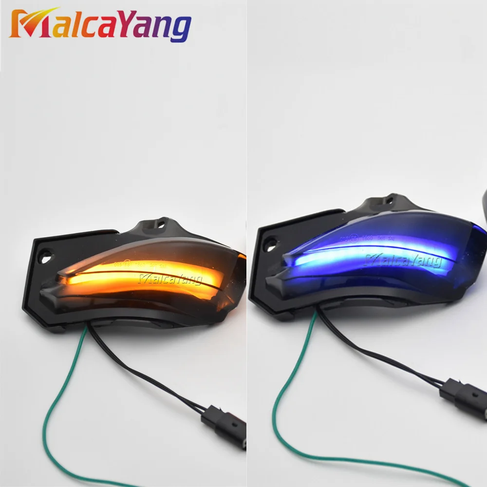 LED Dynamic Side Mirror Indicator Blinker Sequential Light For Toyota Corolla Sport E210 Sienta ...
