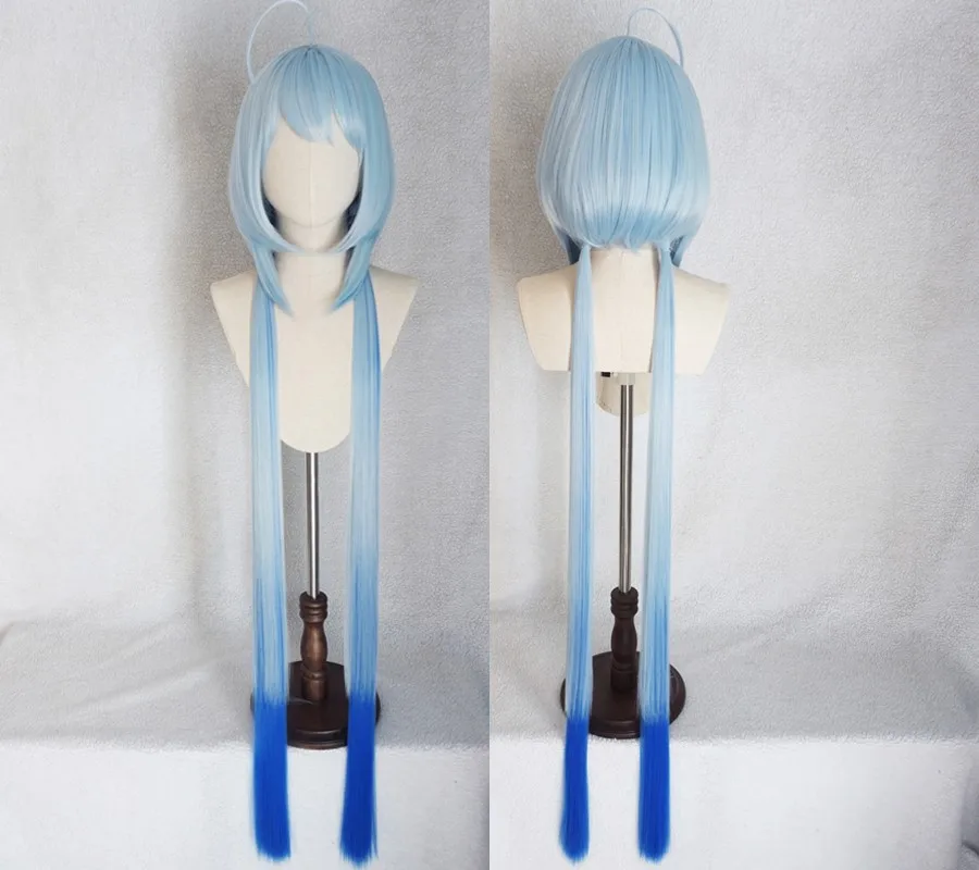 Game Honkai Impact 3 Griseo Cosplay Wig Griseo Super Long 130cm Blue ...
