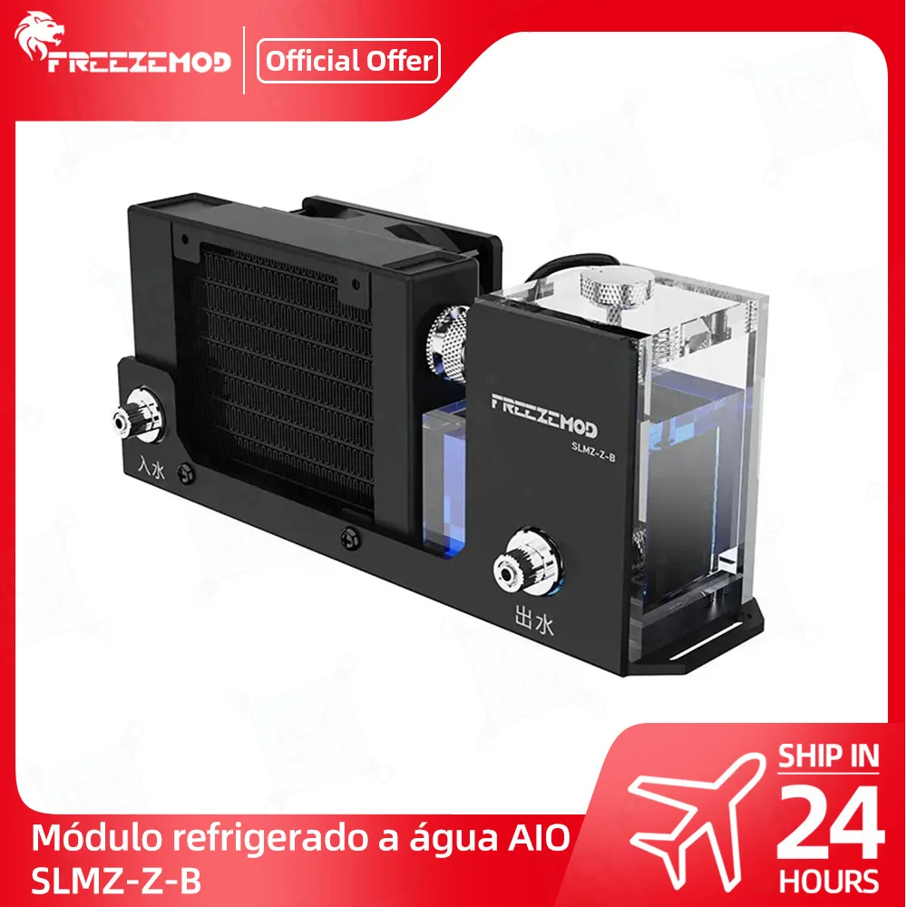 FREEZEMOD-80mm-Aluminum-Radiator-Integrated-Water-Cooling-Module-AIO ...