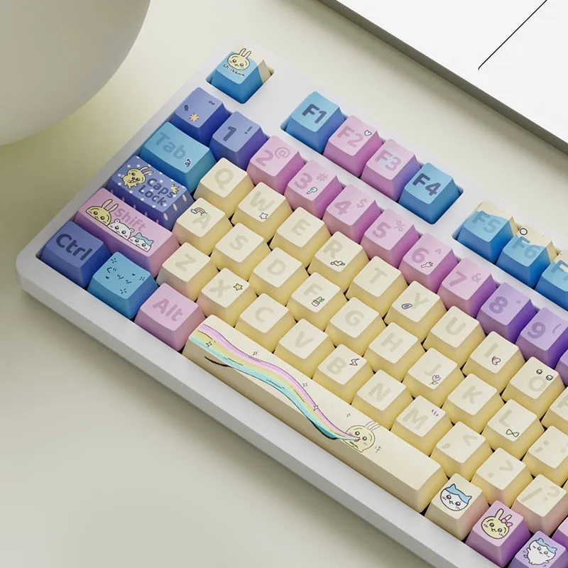 108-134-Keys-Keycaps-Anime-Cute-Cartoon-Key-Cap-MOA-Profile-Square ...