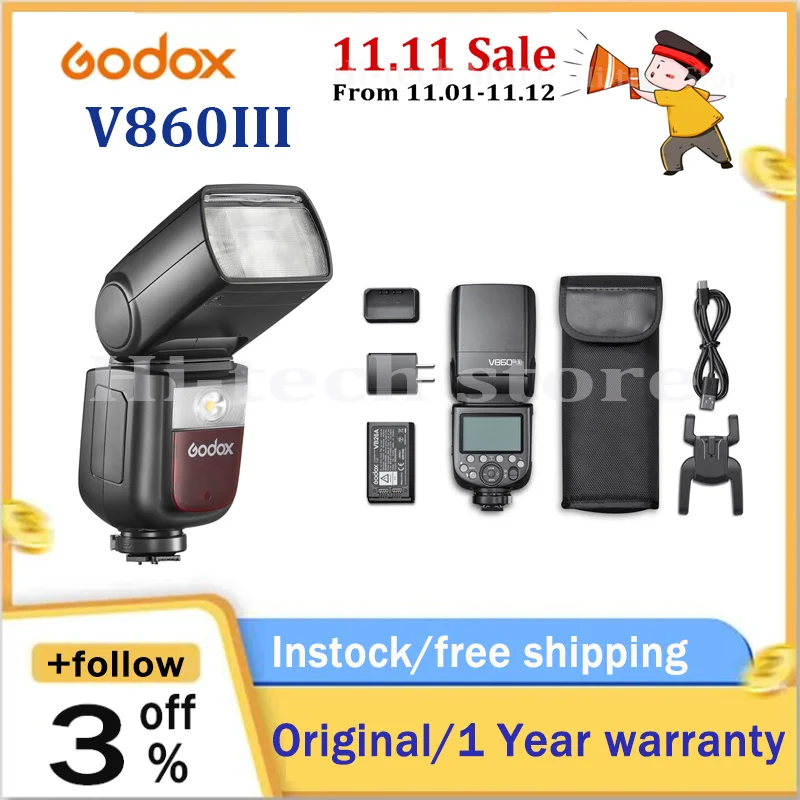 Godox-V860III-V860III-C-V860III-N-V860III-S-Speedlite-Camera-Flash-TTL ...