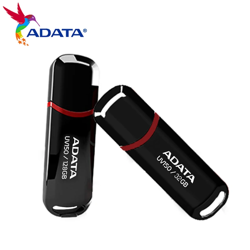 ADATA-USB-3-2-Gen-1-Black-Memory-Stick-32gb-64gb-128gb-256gb-High-Speed ...