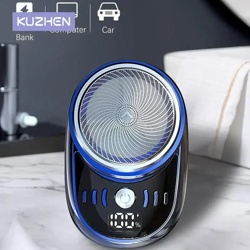 Car-Men-s-Shaver-Shaving-Head-Washable-Mini-Electric-Shaver-Small ...
