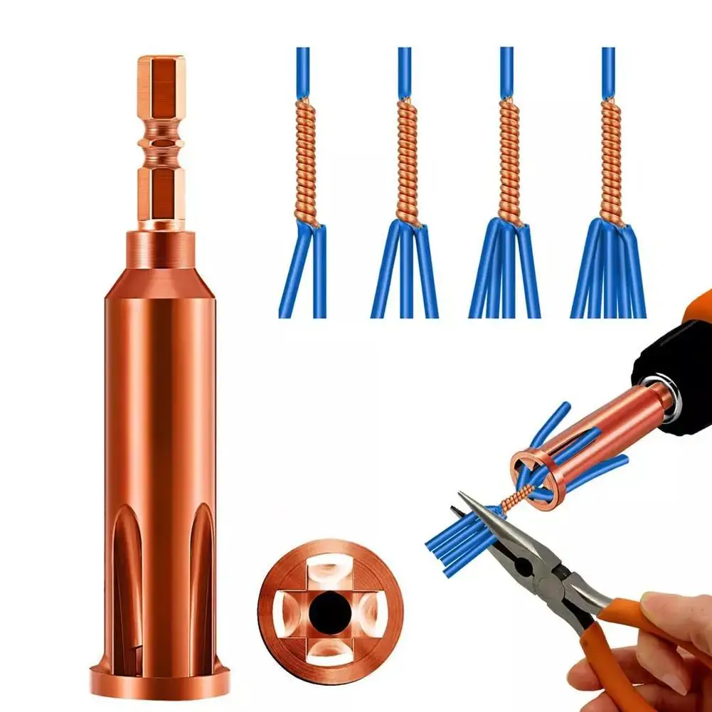 Steel-Wire-Twisting-Tool-Automatic-Peeling-Wiring-Hexagonal-Joint ...