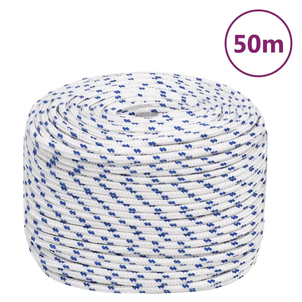 50m-for-White-8mm-Polypropylene-Boat-Rope-Durable-for-marine-Rope-for ...