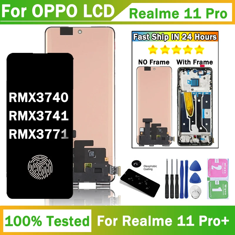 6-7-AMOLED-For-Oppo-Realme-11-Pro-Plus-RMX3740-RMX3741-LCD-Display ...