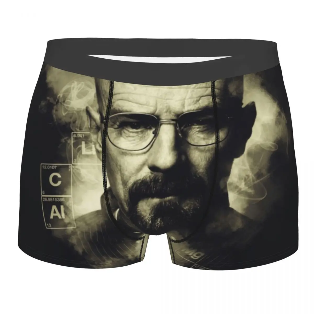 Heisenberg-ropa-interior-blanca-para-hombre-B-xer-con-estampado ...