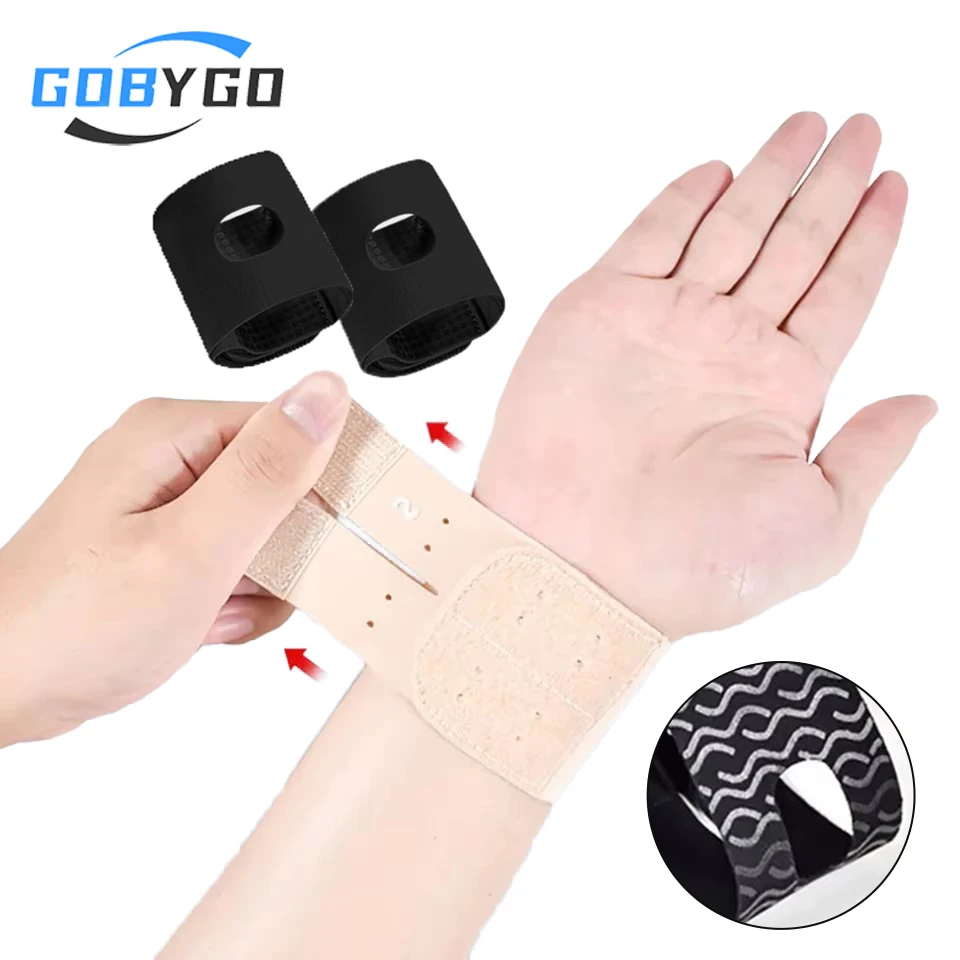 GOBYGO 1/2 PCS TFCC Tear Injury Brace Training Hand Bands Safety Wrist ...