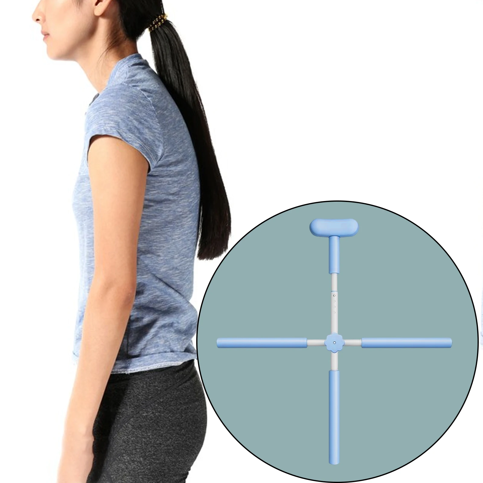 Adjustable-Yoga-Sticks-Hunchback-Posture-Corrector-Body-Cross-Open-Back ...