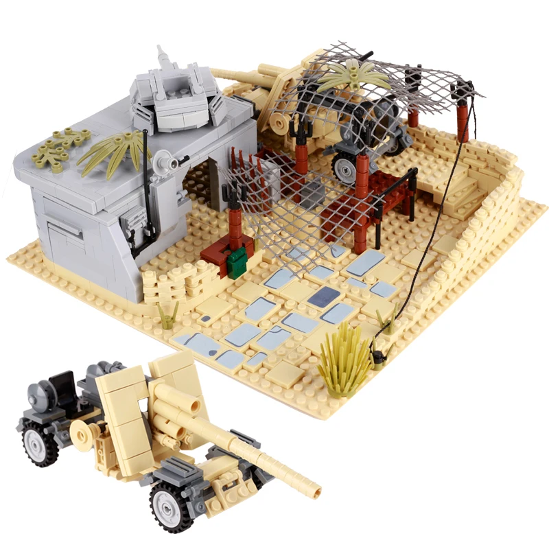 WW2-German-Military-North-African-Campaign-Building-Blocks-Kit-Flak88 ...