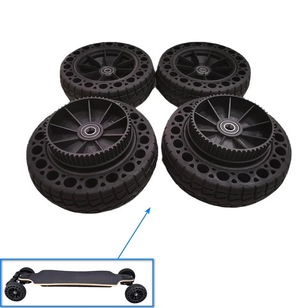 Electric-Skateboard-4-5inch-Wheels-Big-Fishboard-Longboard-Off-Road ...