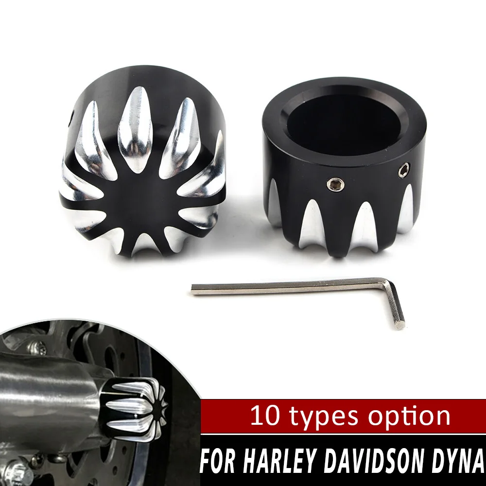 Motorcycle-Front-Axle-Nut-Bolt-Cover-Cap-for-Harley-Davidson-XL883 ...