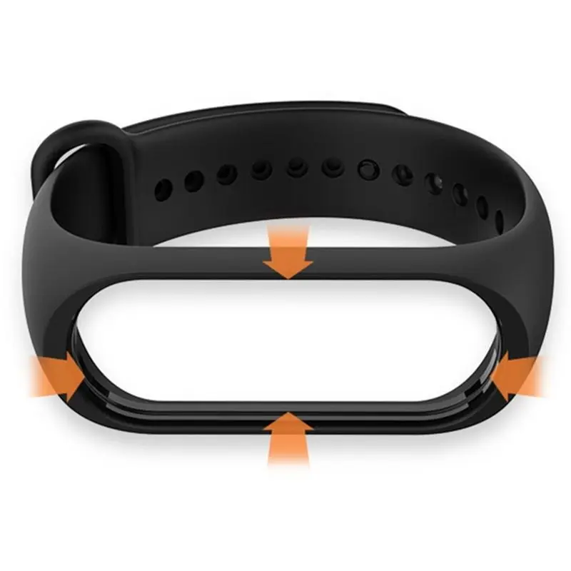 Pulseira de silicone para pulseira inteligente Mi 3/ 4 Band – Ninivi